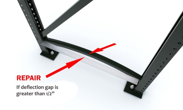 Pallet Rack Deflection - Rack Damage Repair & Inspection Tips
