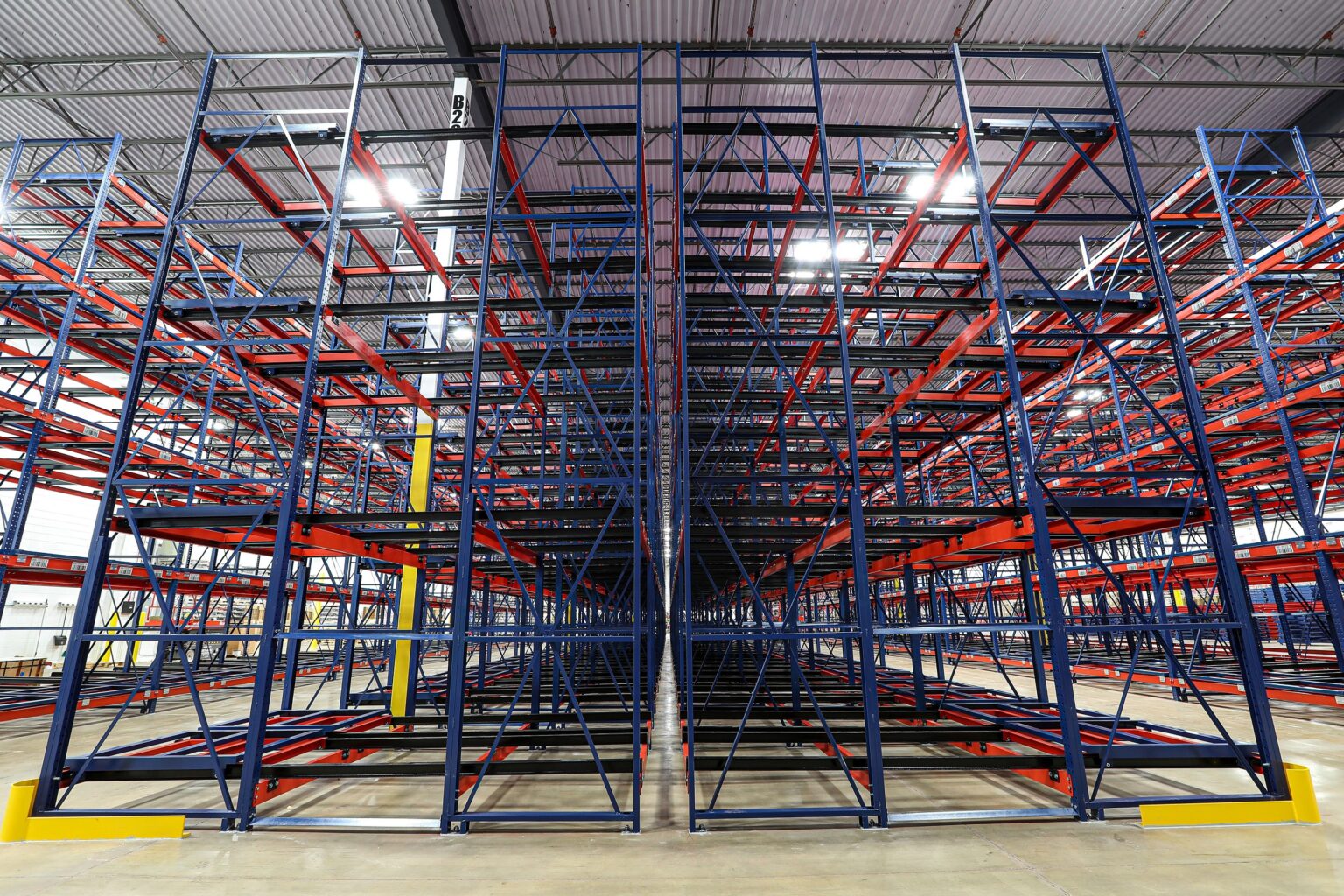 Push-Back Racking - Productive High-Density LIFO Pallet Rack