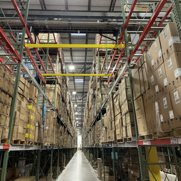 Automated Conveyor Integrated into Pallet Rack -See Pics