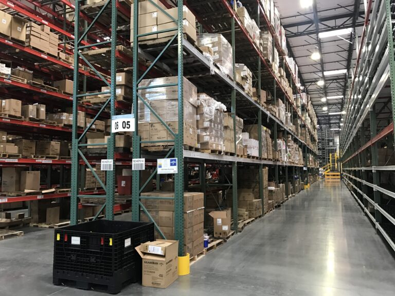 Customizable Warehouse Rack Labels for Pallet Racking Systems