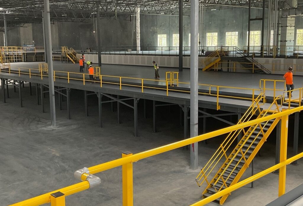 Structural Mezzanine Bracing Options - Knee, Moment, X-Brace