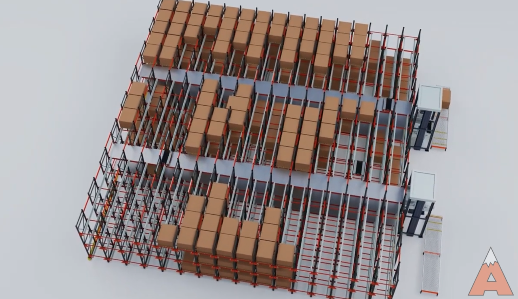 PEAK Shuttle - Semi-Automated ASRS Pallet Shuttle & Retrieval